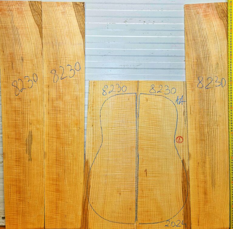 Ash Back and Sides for Acoustic Guitars, No. 8230, AA Grade ...